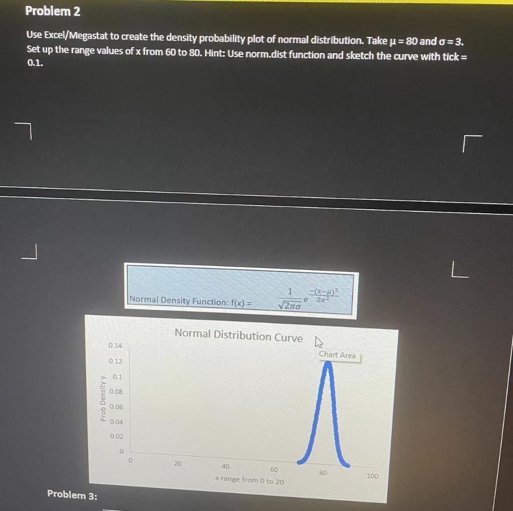 Solved a/Use Excel to find the discrete probability and | Chegg.com