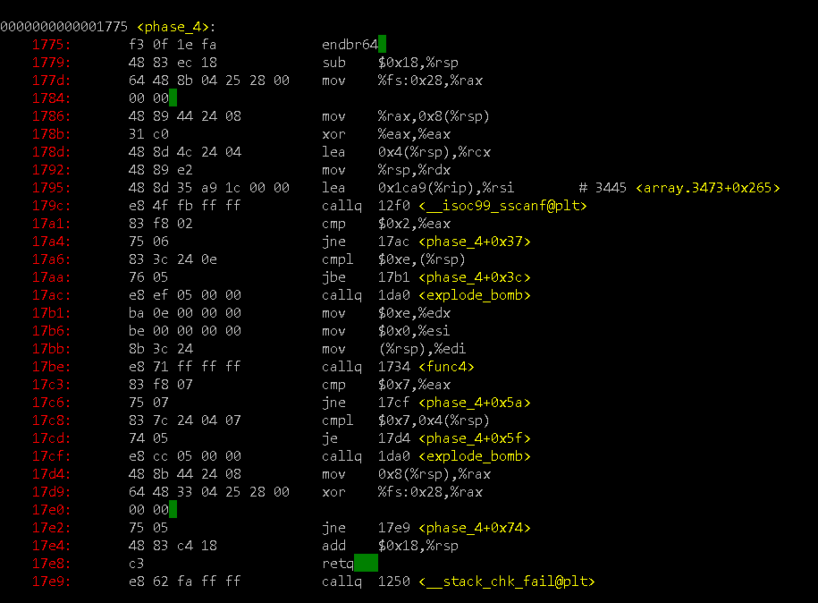 Solved 0000000000001734 ; 1734: f3 Of le fa 1738: 48 83 ec | Chegg.com