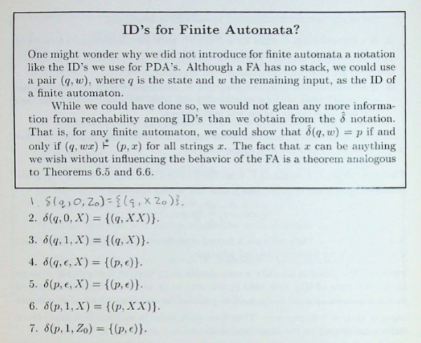 [Solved]: Q2 [20 pts] Let us pretend the PDA of Exercise 6