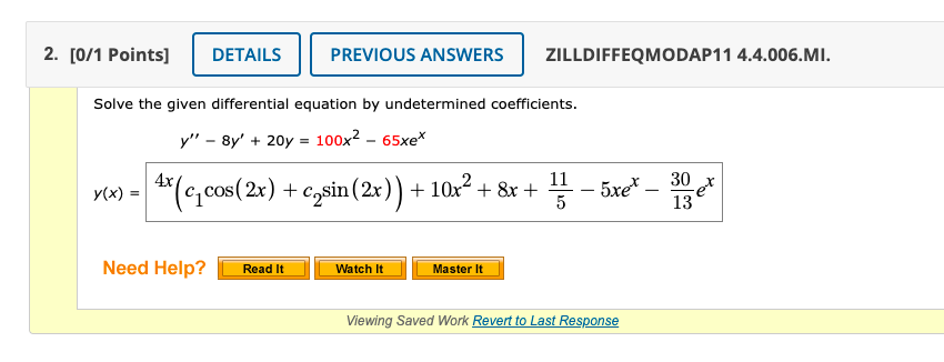 Solved 2. [0/1 Points) DETAILS PREVIOUS ANSWERS | Chegg.com