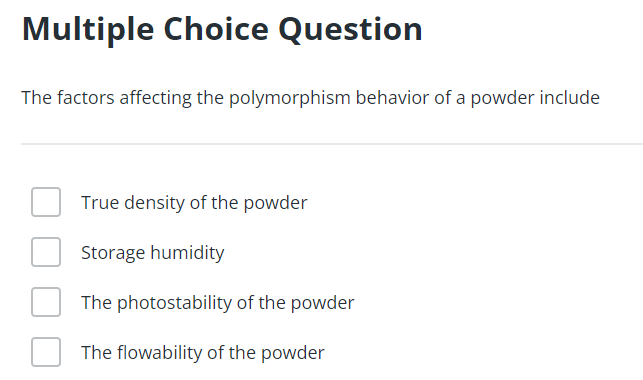 Multiple Choice QuestionThe factors affecting the | Chegg.com