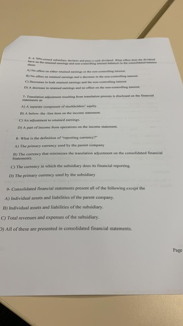 t information I- In accordance with ASC 810, a | Chegg.com