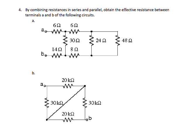 Solved By combining resistances in series and parallel, | Chegg.com