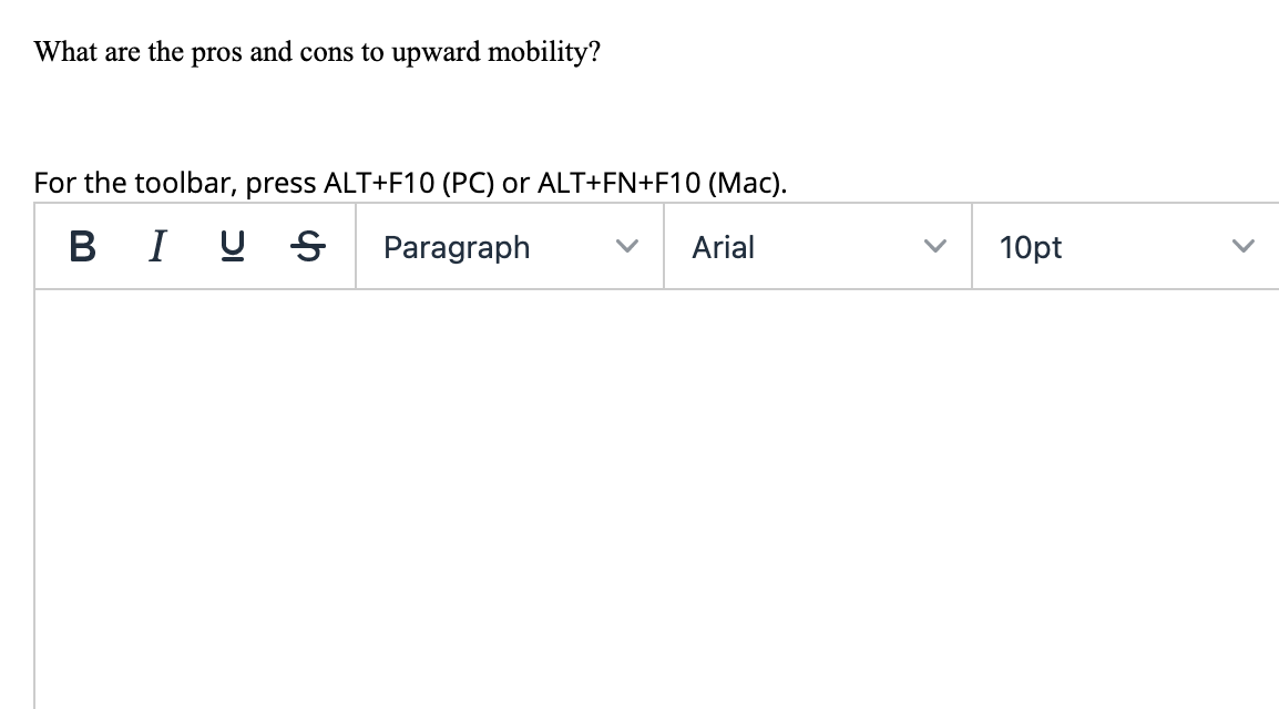 What are the pros and cons to upward mobility? For | Chegg.com