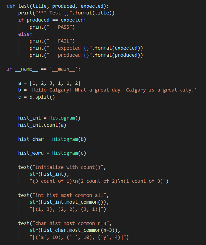 Solved In Histogram.py and analyze_book1.py you find | Chegg.com