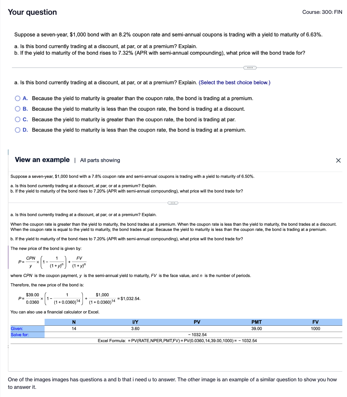 Solved top part is ﻿the questions a and b. ﻿bottom part an | Chegg.com