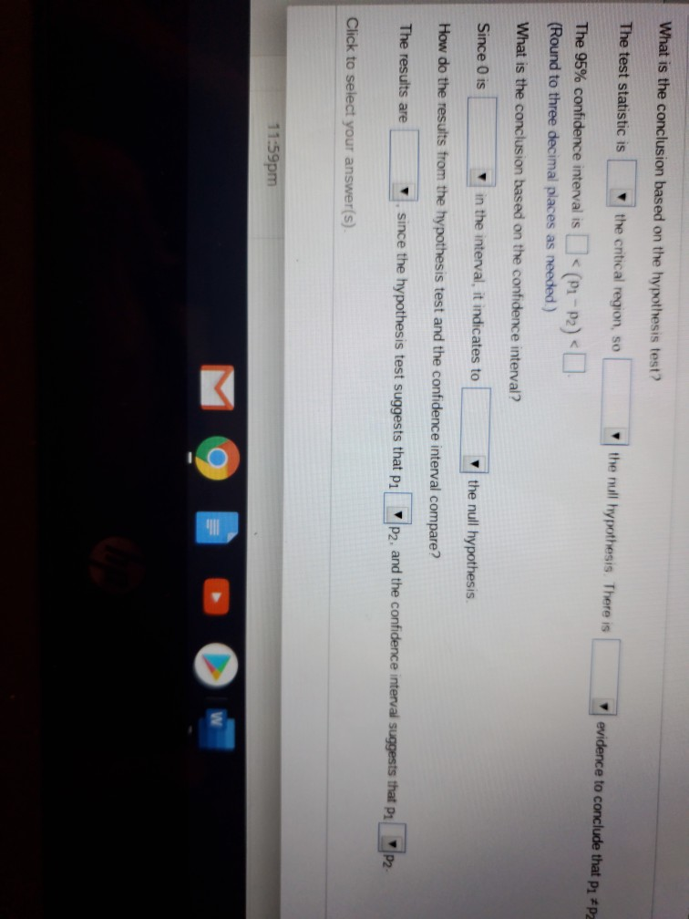 Solved Question Help nts Two different simple random samples | Chegg.com