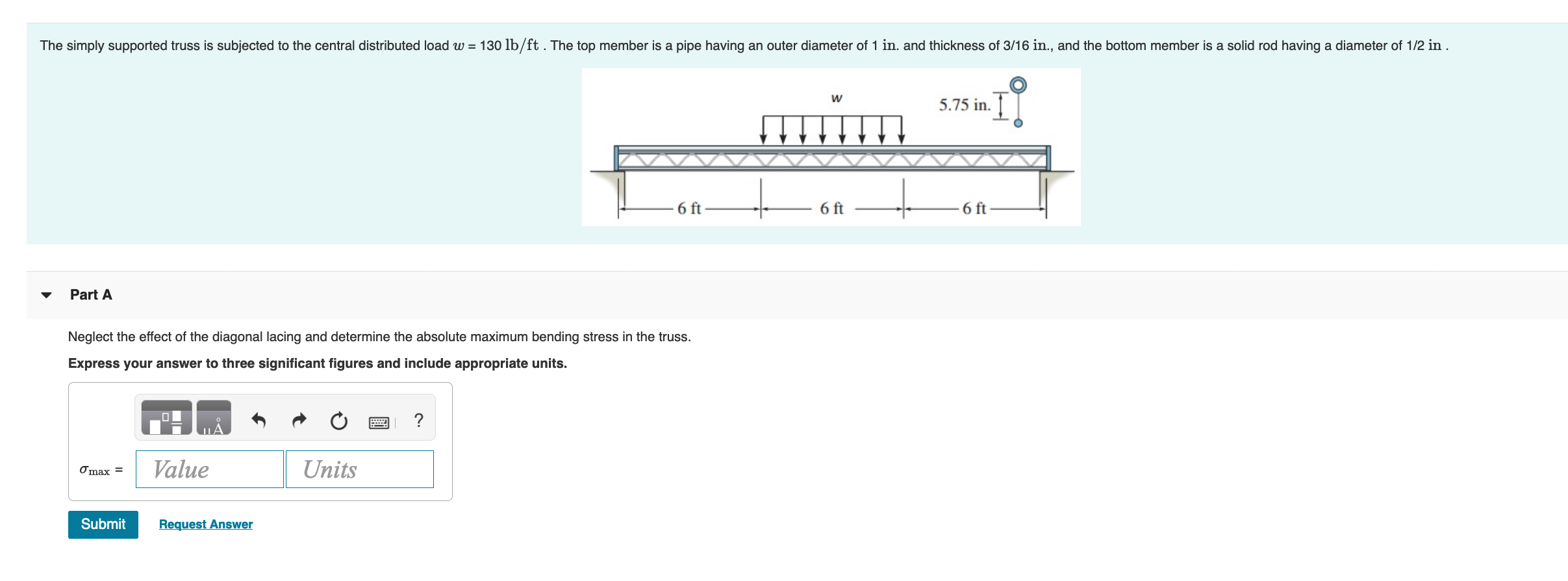 Solved Segment A of the composite beam is made from 2014-T6 | Chegg.com