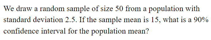 Solved We draw a random sample of size 50 from a population | Chegg.com