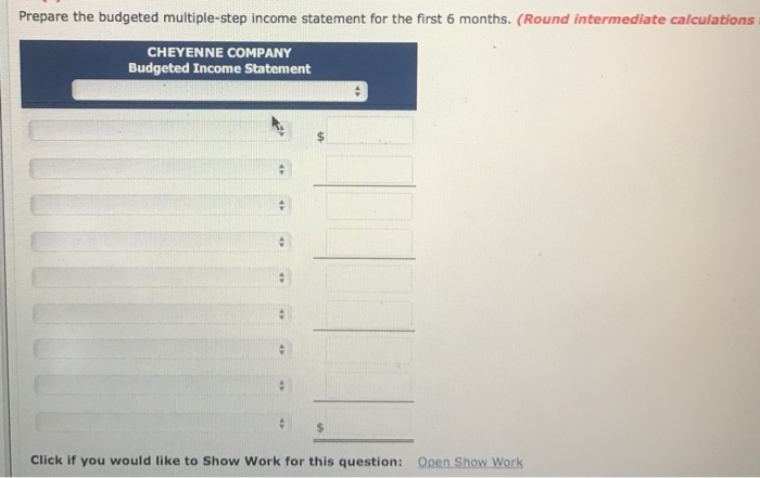 Solved Problem 13-1 (Part Level Submission) Cheyenne Company | Chegg.com