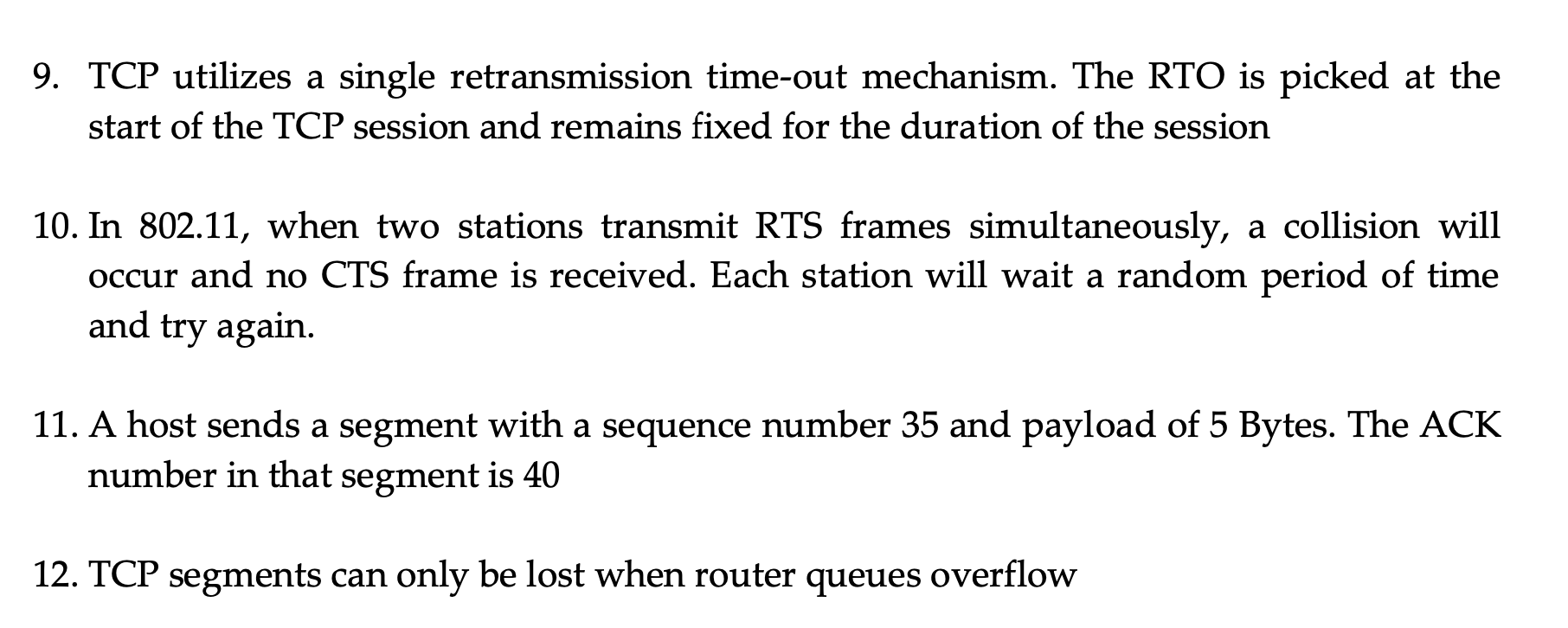Solved TCP utilizes a single retransmission time-out | Chegg.com