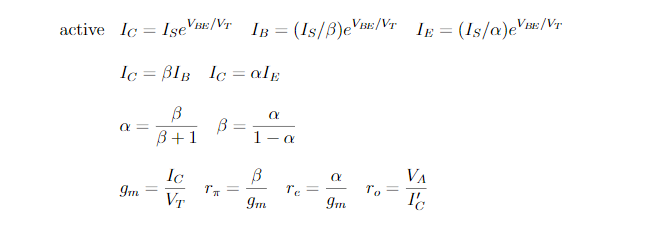 Solved active Ic Ise V/V, IB = (Is/Be eV/VT TE = | Chegg.com