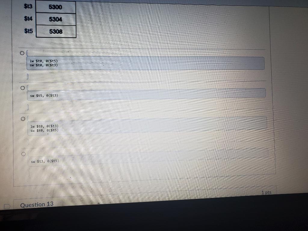 Solved Given The Following Data Memory Dm Contents And 0441