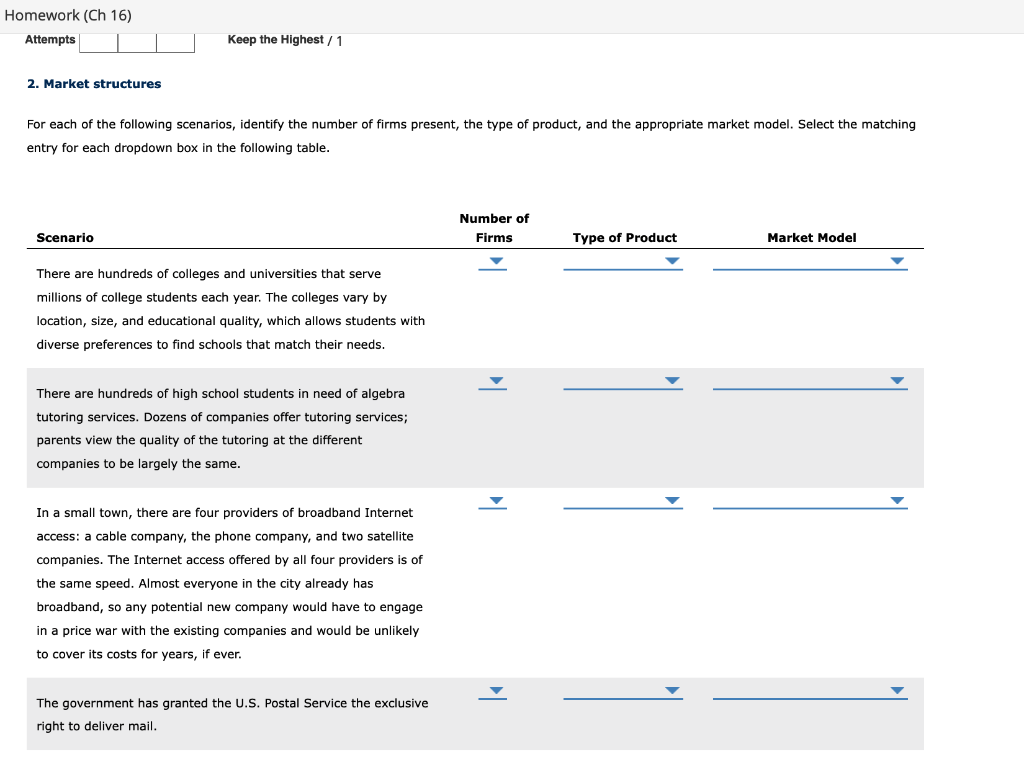 Solved For each of the following scenarios, identify the | Chegg.com Solved For each of the following scenarios, identify the | Chegg.com