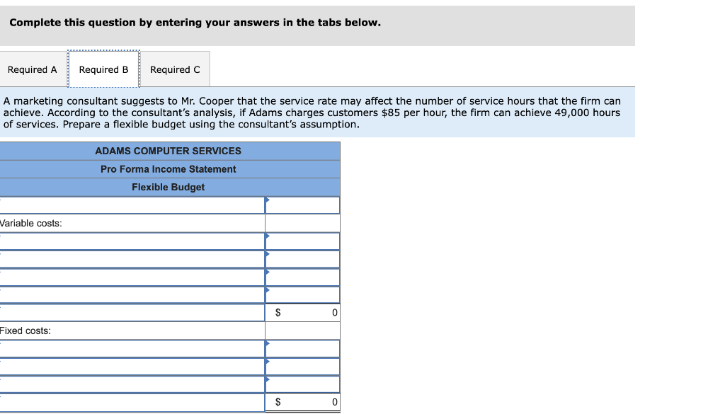 Solved Howard Cooper, the president of Adams Computer | Chegg.com