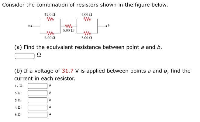 Solved Consider the combination of resistors shown in the | Chegg.com