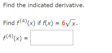 Solved Find the second derivative. f(x) = 9x10 – 14x5 – 14x3 | Chegg.com