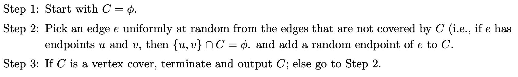 Solved For a given a graph G=(V,E), a vertex cover of G is a | Chegg.com