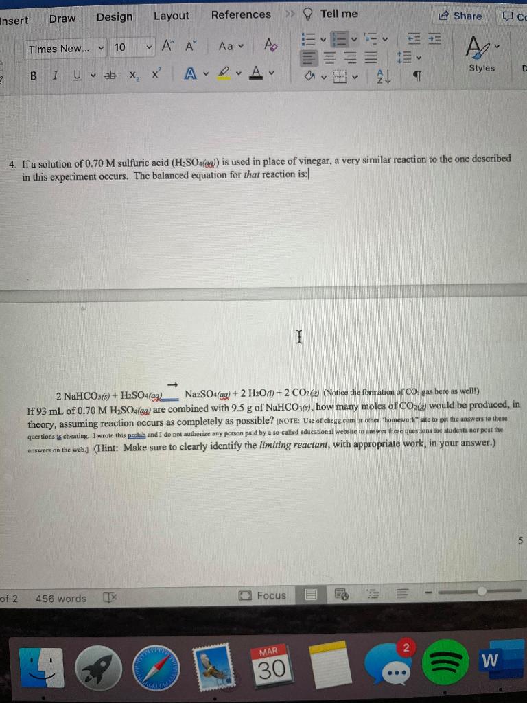 Solved Draw Design Layout References Tell me Insert Share co | Chegg.com