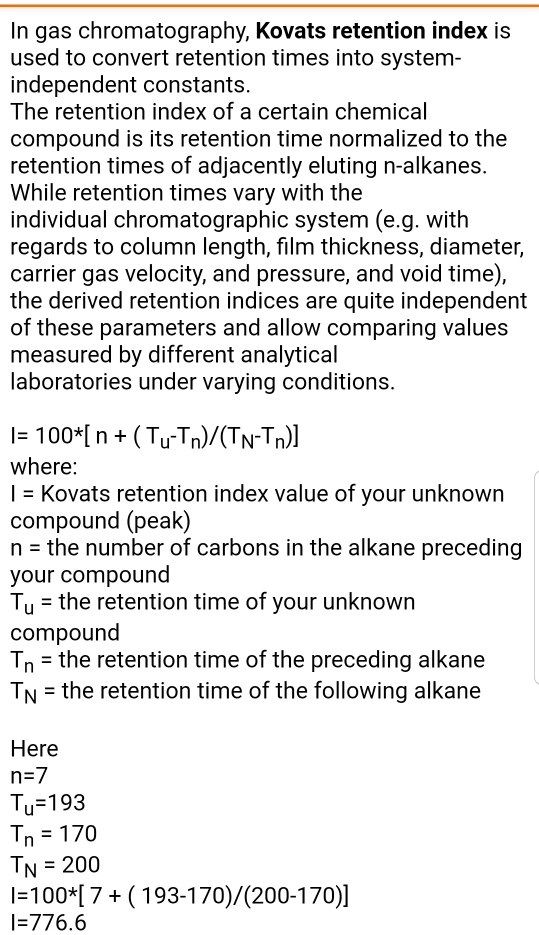 Solved You have an analyte X that has a retention time of | Chegg.com