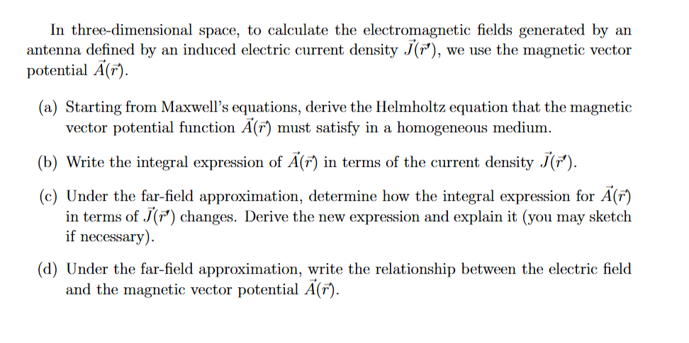 Solved In ﻿three-dimensional space, to ﻿calculate the | Chegg.com