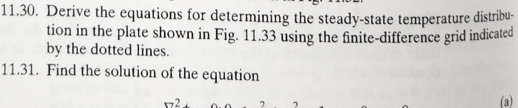 Solve the question 11.30 for the Fig 11.33 given | Chegg.com
