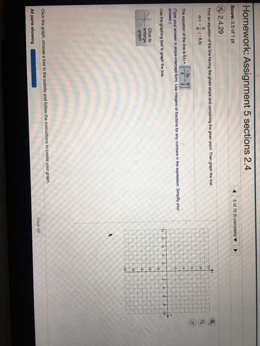 Solved Homework Assignment 5 Sections 2 4 2 4 29 M 8 4