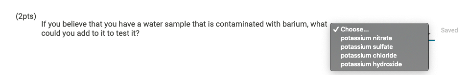 Solved (2pts) Consider the colored precipitates you produced | Chegg.com