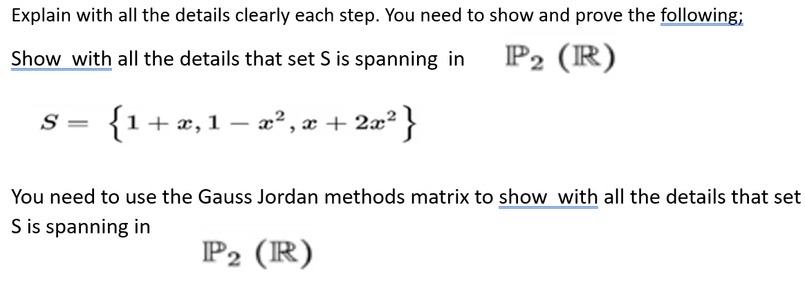 Solved Explain with all the details clearly each step. You | Chegg.com