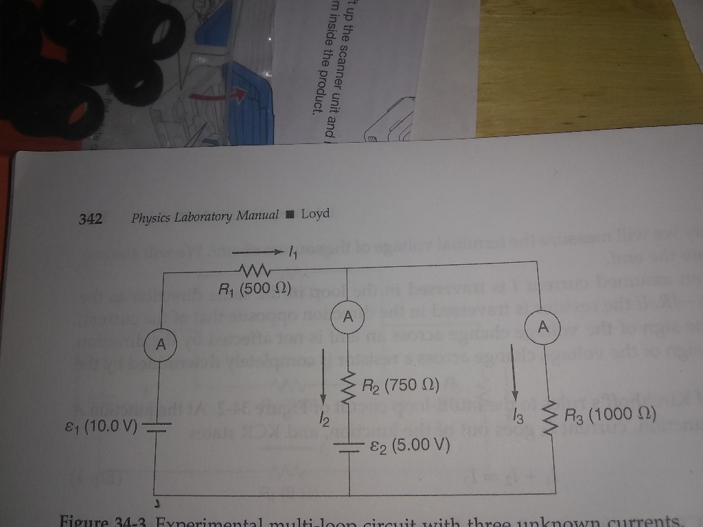 Solved 342 Physics Laboratory Manual Loyd R1 (500 Ω) > | Chegg.com