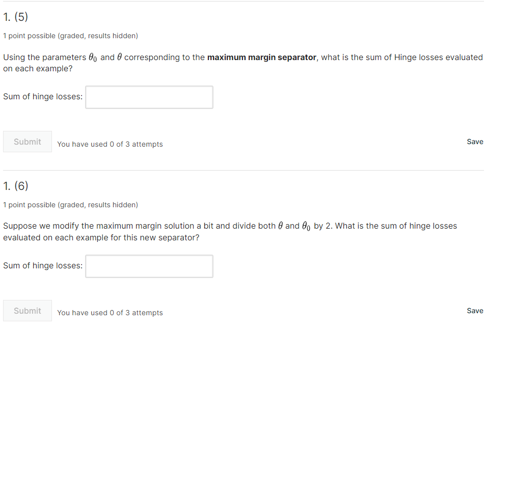 Solved 1. (5) 1 point possible (graded, results hidden) | Chegg.com