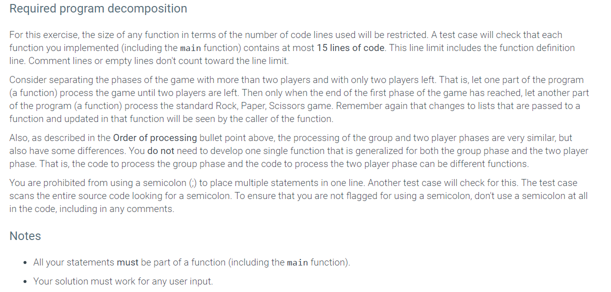 Solved Use Python. DO NOT use global variable or semicolon. | Chegg.com