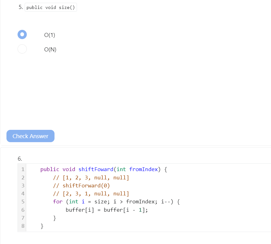 Solved Refer to the code to answer the 10 Qs. The choices | Chegg.com