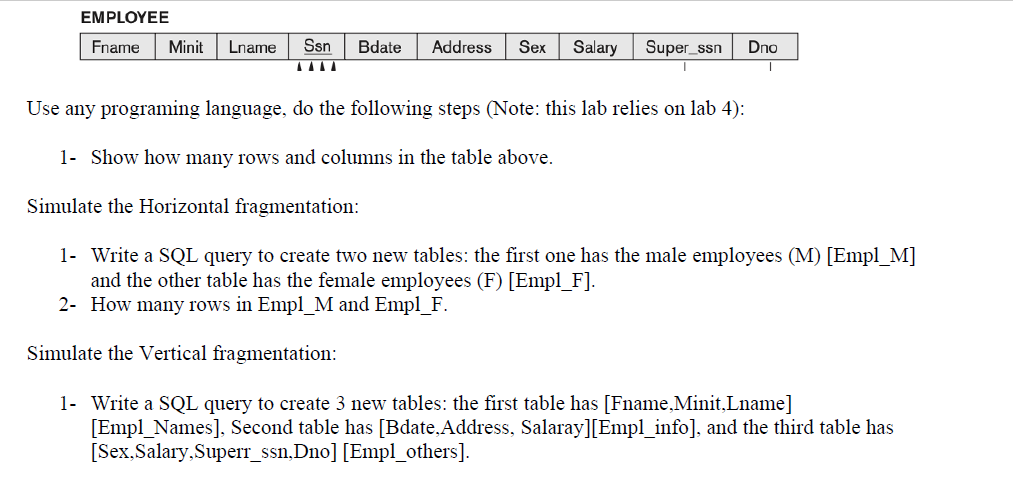Solved Use any programing language, do the following steps | Chegg.com
