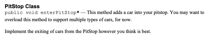 Solved JAVA (please help) *The implementation of this | Chegg.com