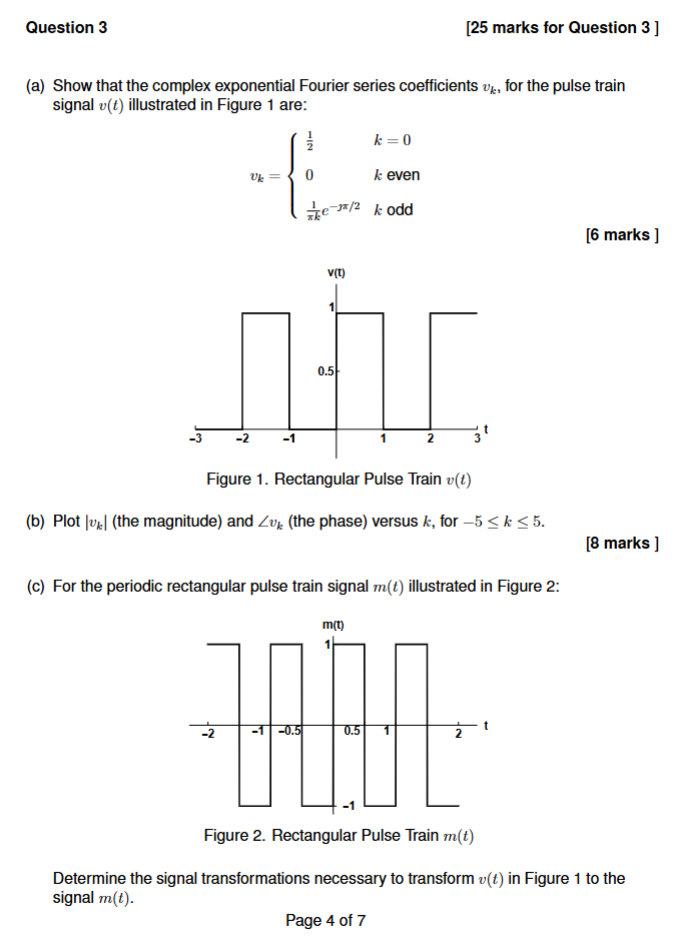 Question 3(a) ﻿Show that the complex exponential | Chegg.com