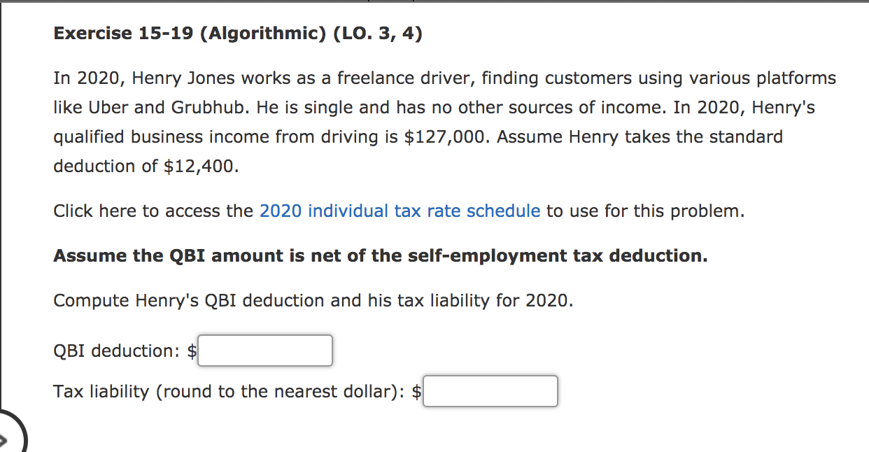 Solved Exercise 15-19 (Algorithmic) (LO. 3, 4) In 2020, | Chegg.com