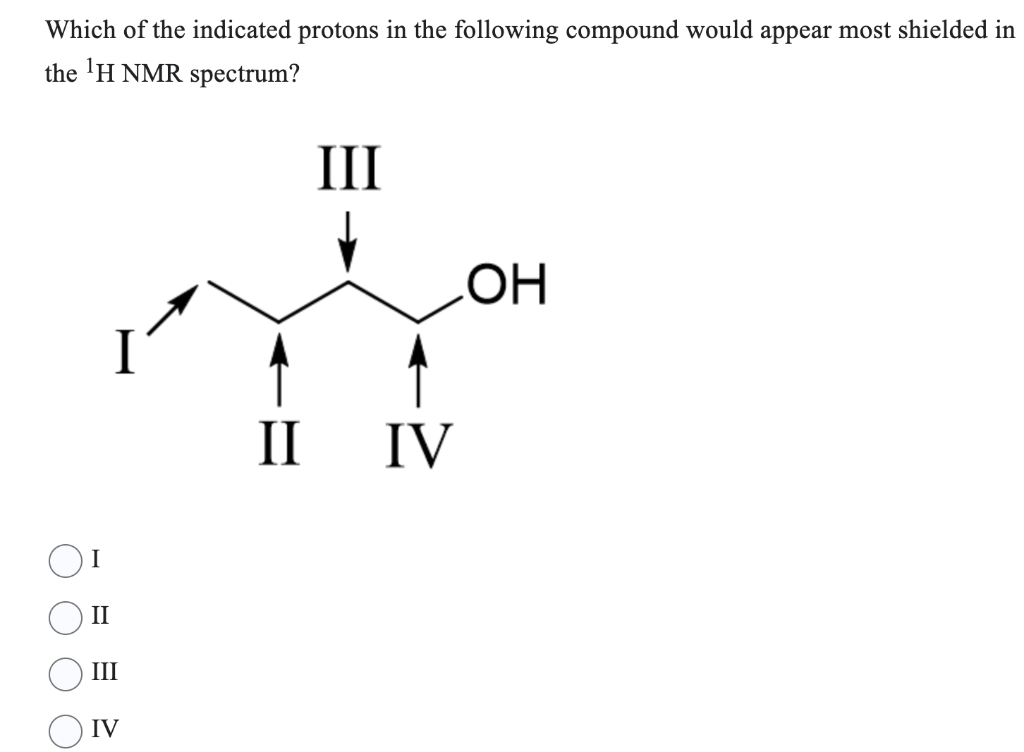 Solved Determine the multiplicity of the signal (pointed | Chegg.com