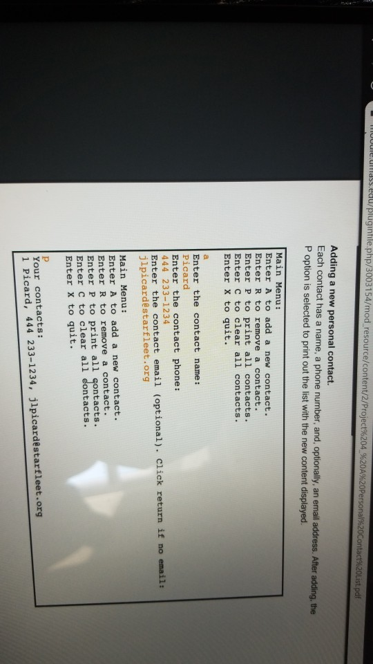 Solved WN This class encapsulates the data that represents * | Chegg.com