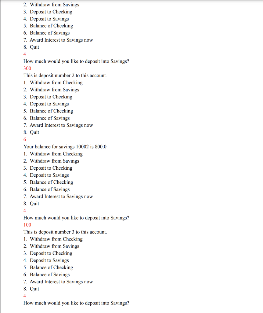 Solved Need this in Java ASAP! Please follow | Chegg.com