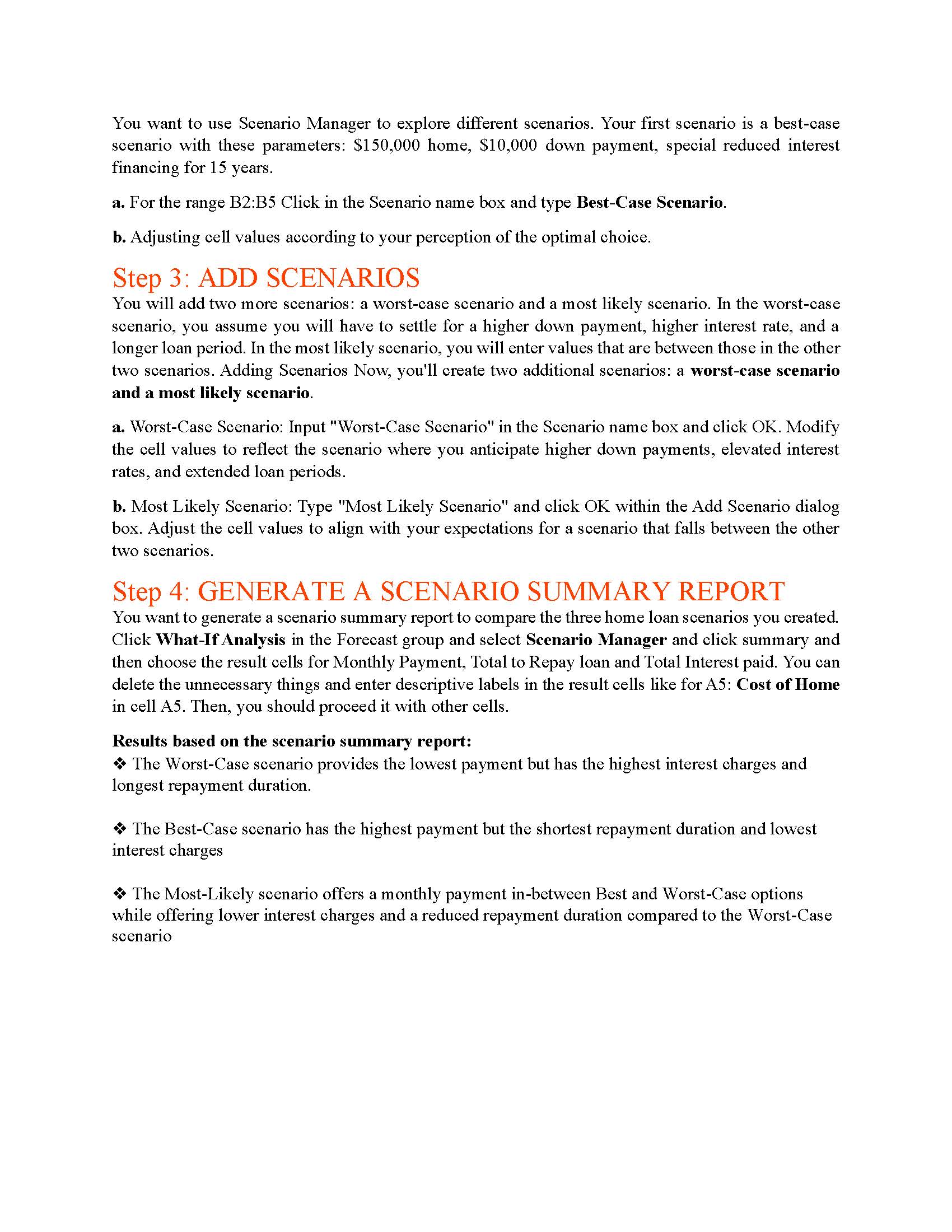 Step 3: FORMAT A ONE-VARIABLE DATA TABLE You want to | Chegg.com