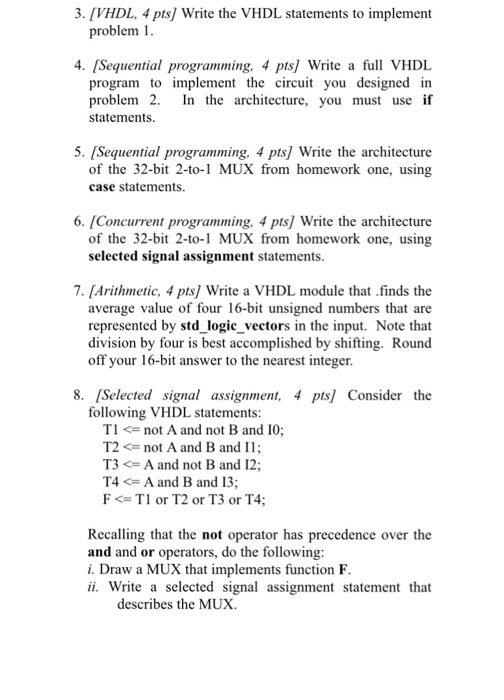 Solved . [Digital design, 4 pts A an external memory unit | Chegg.com