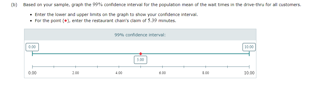 Solved A chain of taco restaurants claims that the | Chegg.com