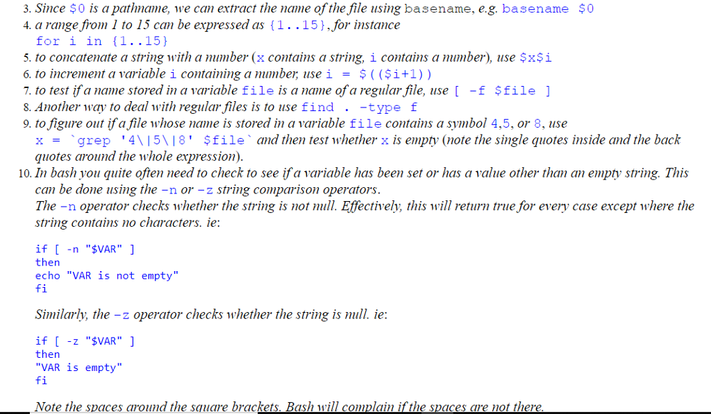 Task 1. bash script named script The name of your | Chegg.com