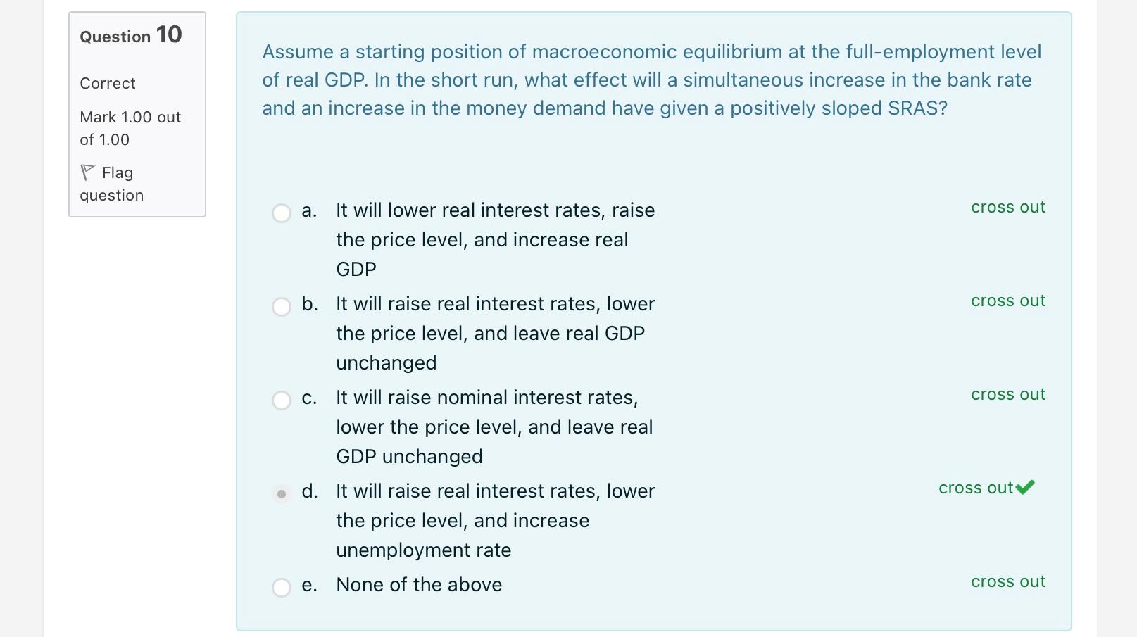 Solved Question 10 Correct Assume a starting position of | Chegg.com