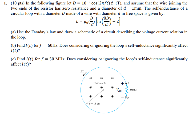 Solved 1. (10 pts) In the following figure let | Chegg.com