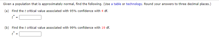 Solved Given a population that is approximately normal, find | Chegg.com