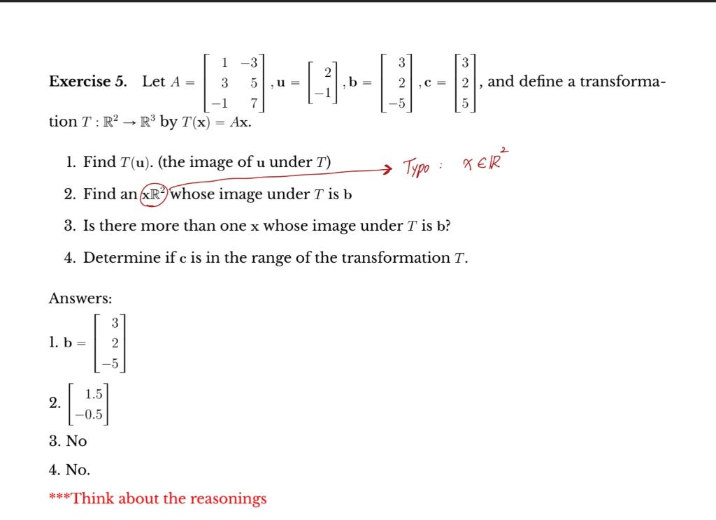 Solved Exercise 5. Let | Chegg.com