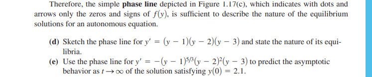 Solved Therefore, the simple phase line depicted in Figure | Chegg.com