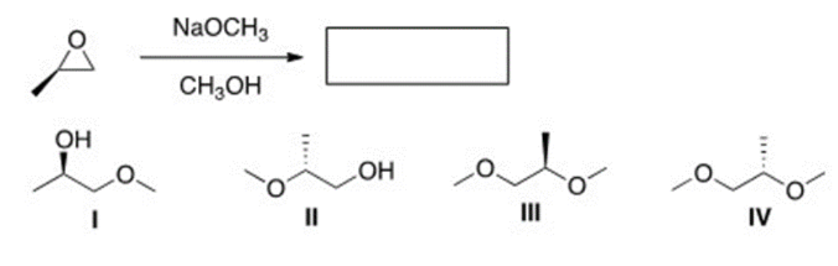 Solved NaOCH3 CH, OH ОН ОН III IV | Chegg.com